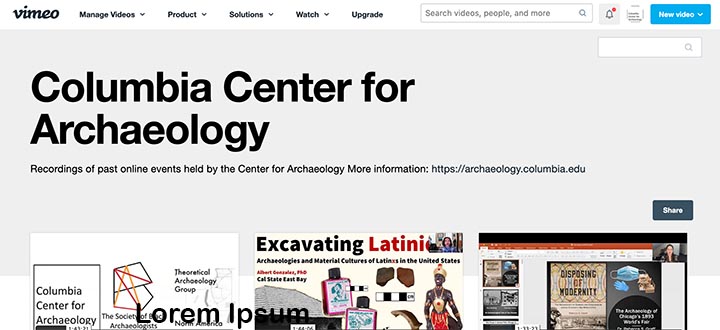 Past Events | Columbia Center for Archaeology